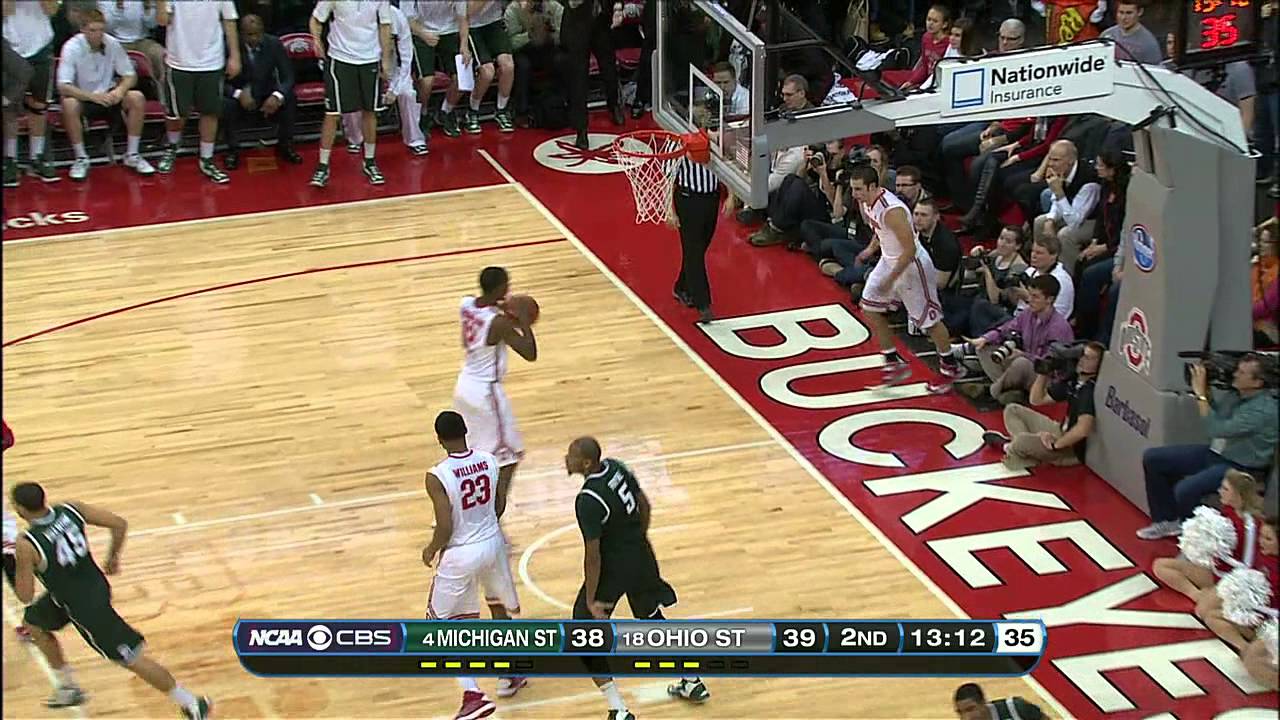 Payne's Two-Handed Dunk On OSU - YouTube