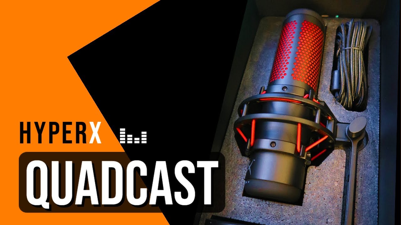 HyperX Quadcast Microphone- THE best mic for content creators ??? - YouTube
