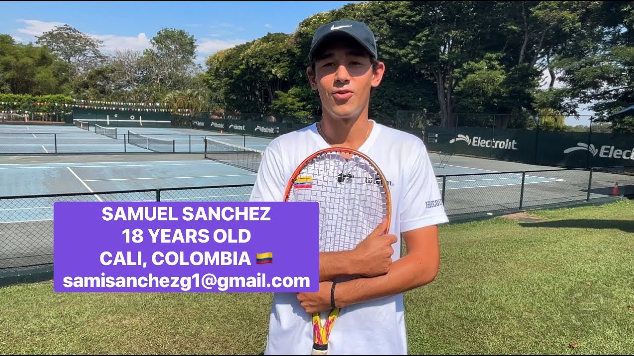 Samuel Sanchez - College Tennis Recruting Video - Fall 2025 - YouTube