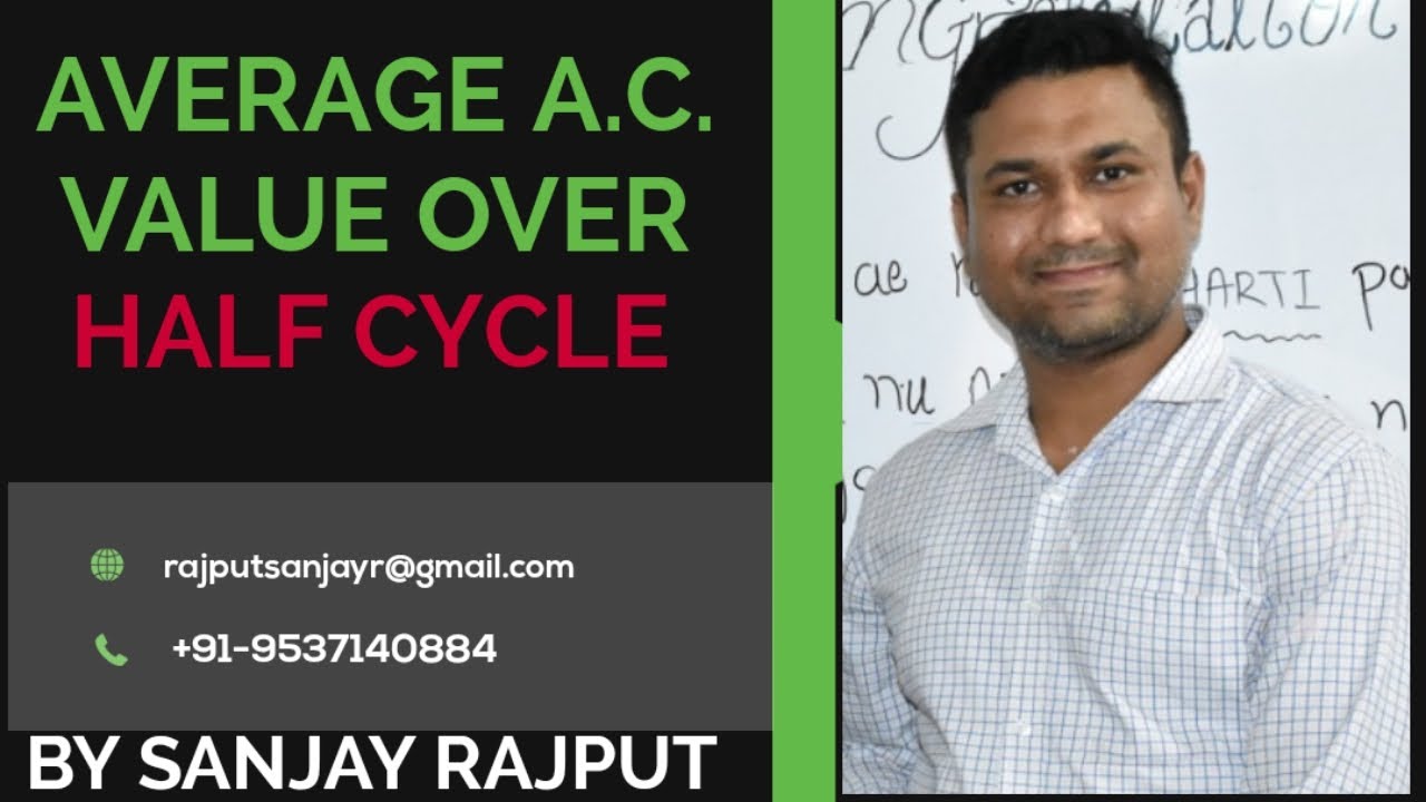 AVERAGE OF A.C. OVER HALF CYCLE - YouTube