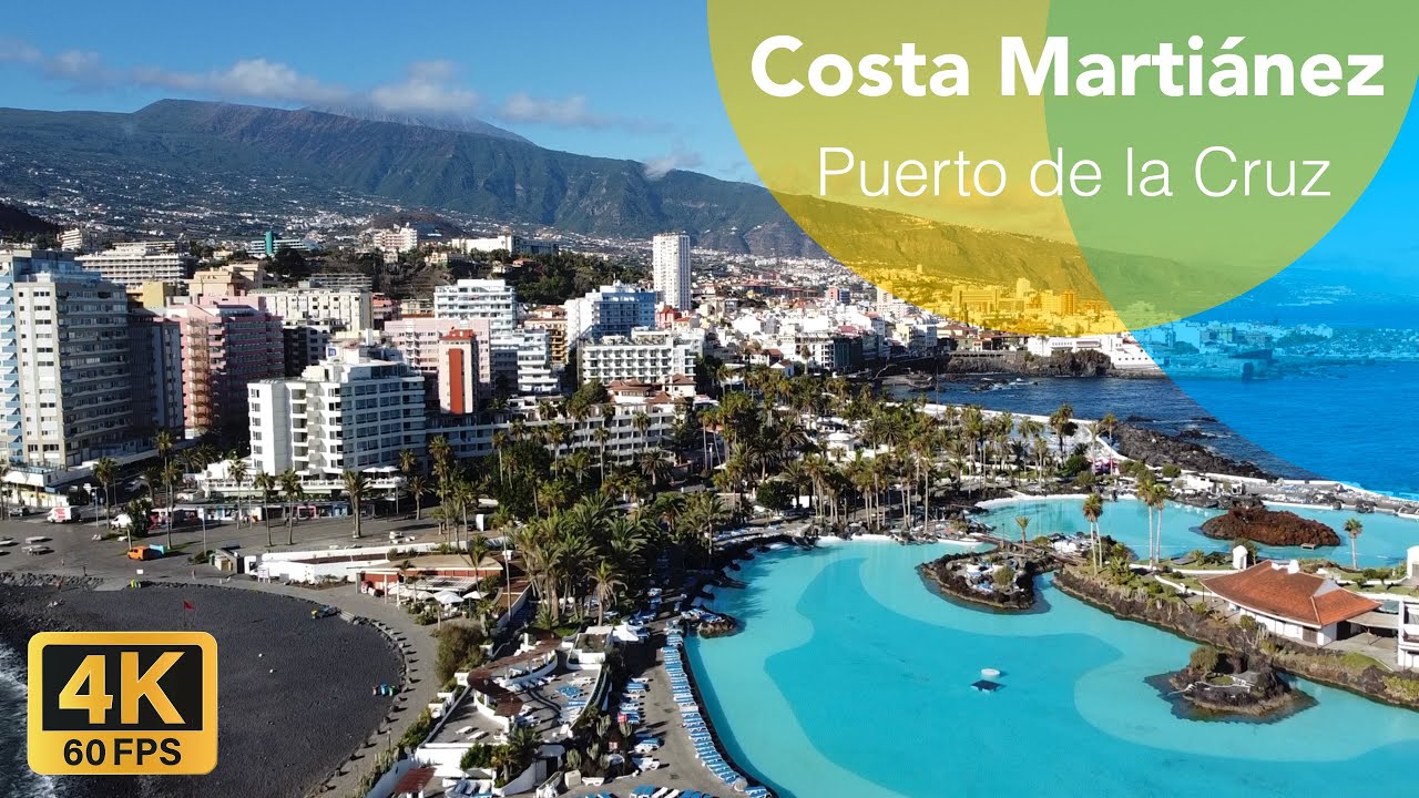 Costa Martiánez, Puerto de la Cruz - Overview & dron 4K - YouTube