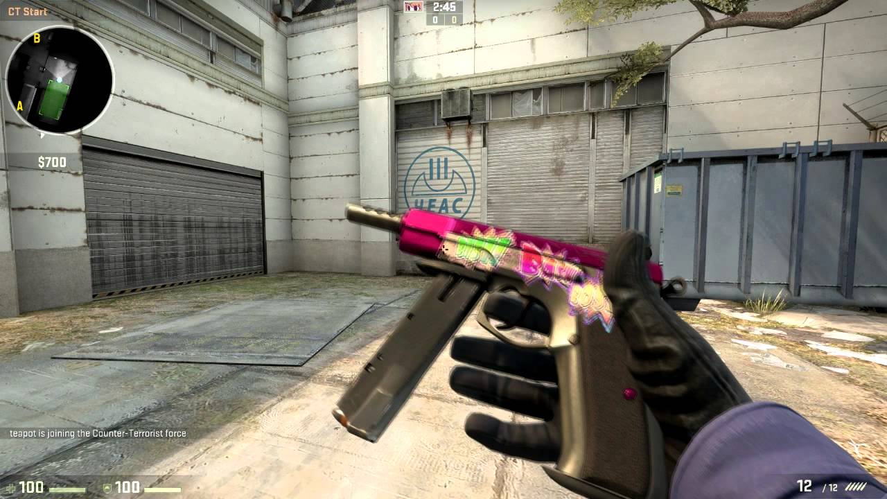 CS:GO Skin Previews - CZ75-Auto | The Fuschia Is Now - YouTube