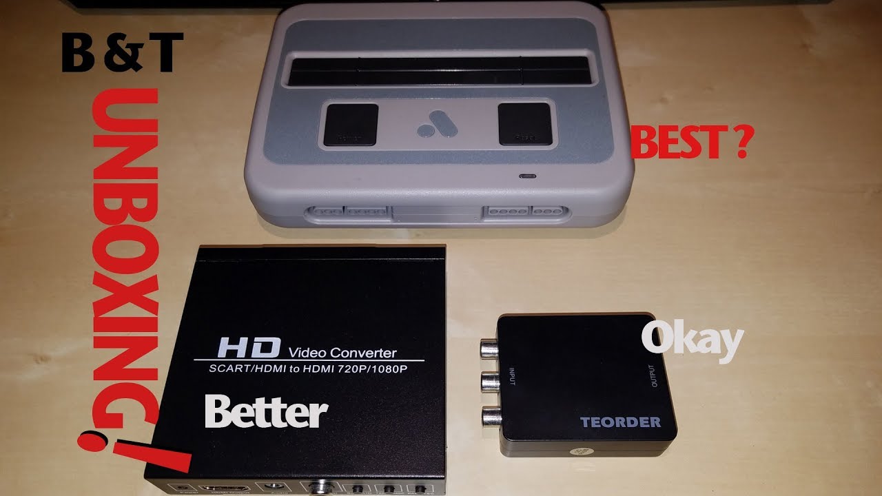 Analogue Super NT Quality vs Original SNES RCA and SCART - YouTube