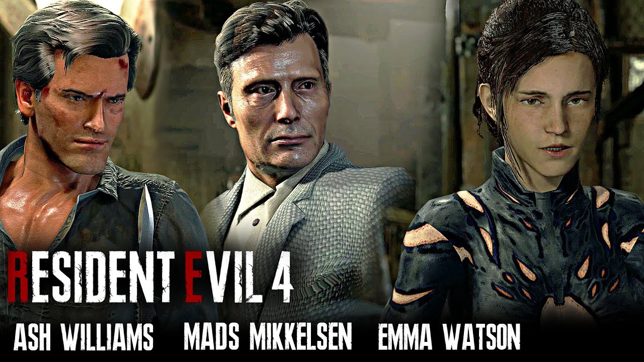 Resident Evil 4 - Ash Williams, Mads mikkelsen, Emma Watson | MODS ...