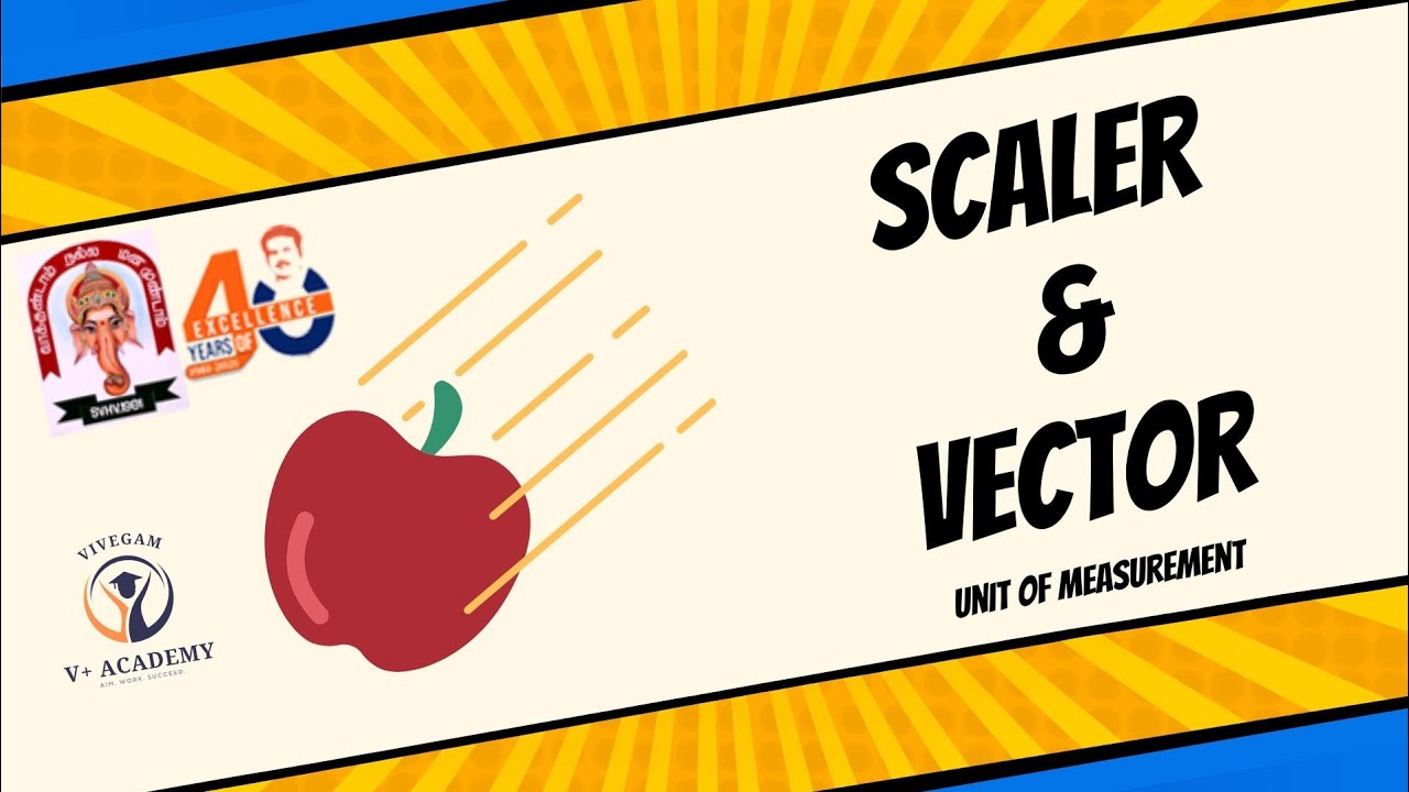 What is Scaler and Vector ? With examples| Physics|NEET | JEE | TNPSC ...
