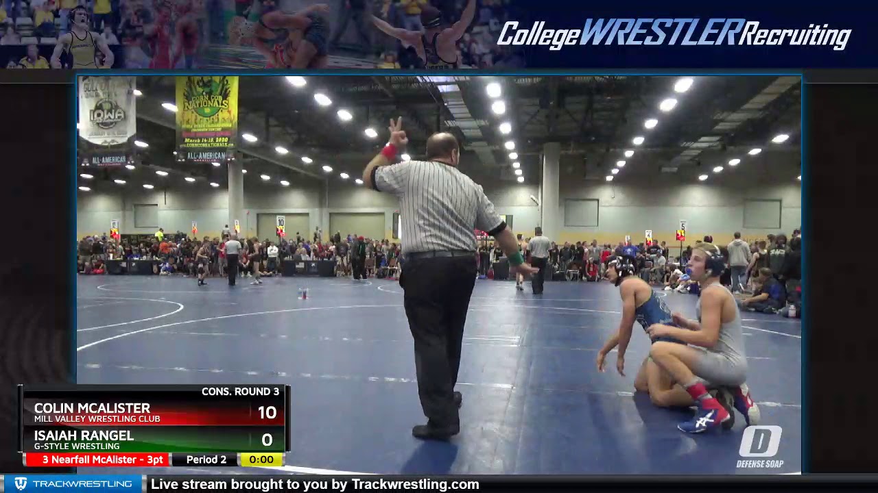 G 7-8 105 Colin McAlister Mill Valley Wrestling Club Vs Isaiah Rangel G ...