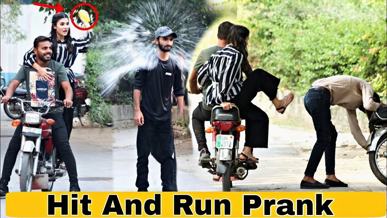 Hit And Run Prank@crazycomedy9838 - YouTube