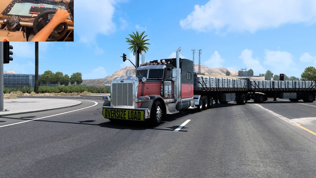Peterbuilt 389 Ultra Cab Delivering Fertilizer | ATS Gameplay ...