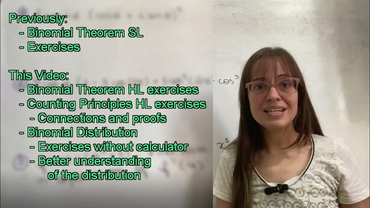 Binomial Theorem and Distribution - IB Math AA HL - YouTube