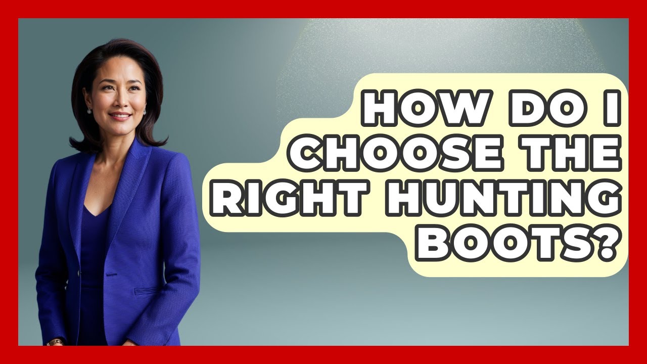 How Do I Choose The Right Hunting Boots? - Chasing Big Fish - YouTube