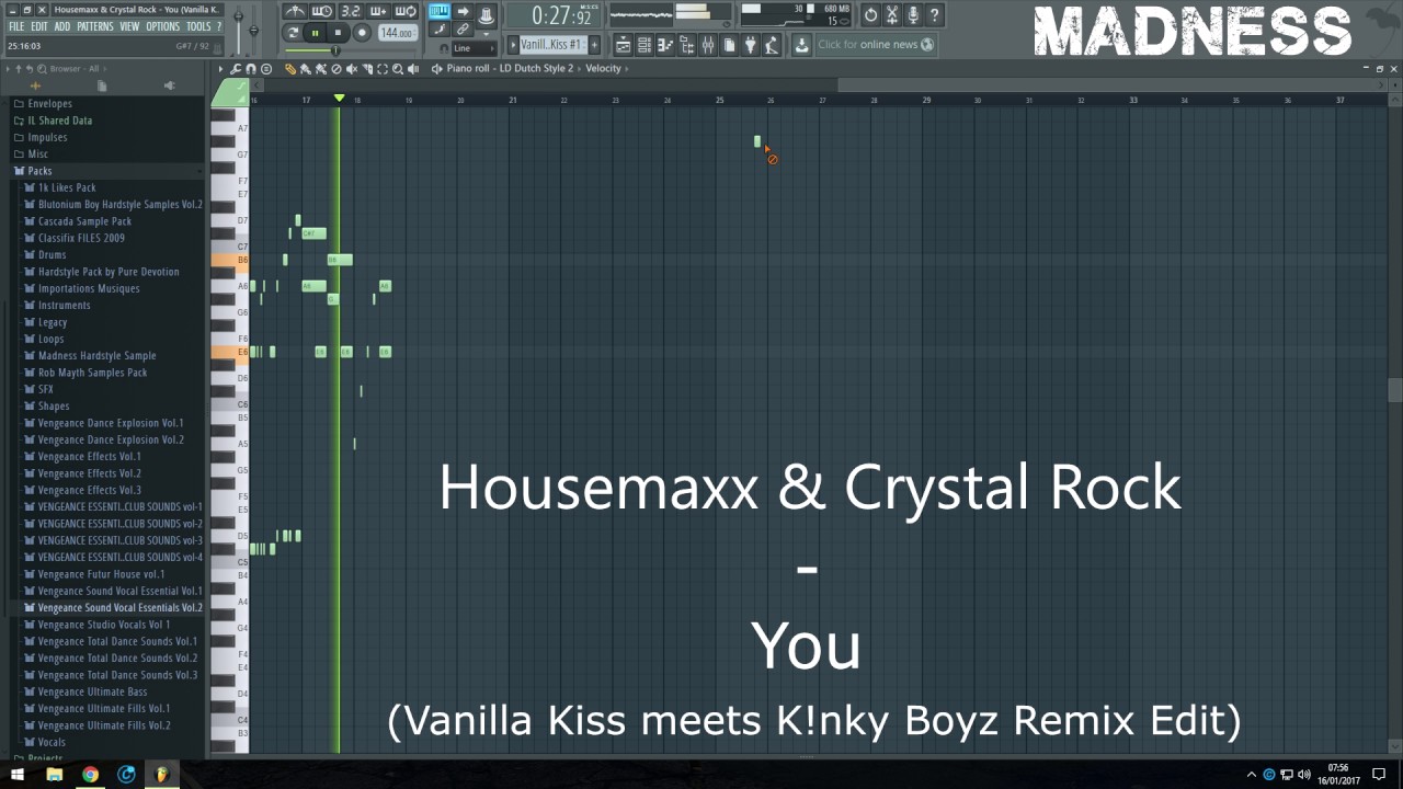 FL Studio 10: Tuto Hands'Up [Housemaxx & Crystal Rock - You] (Vanilla ...