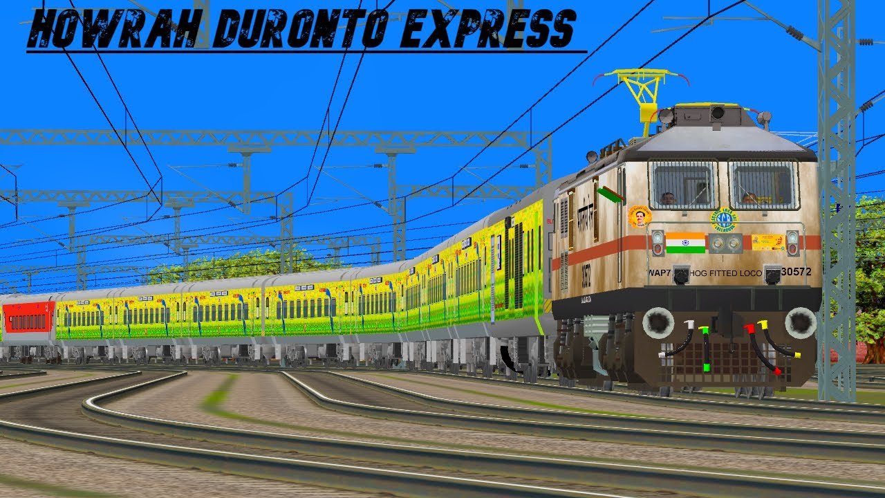 HOWRAH AC SF EXPRESS ARRIVING BALASORE | MSTS TRAIN SIMULATOR || INDIAN ...
