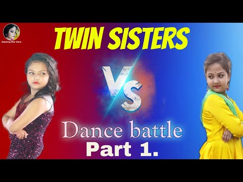 Twin Sisters-part 1||Dance battle ||Aaja nachle × Do ghoont
