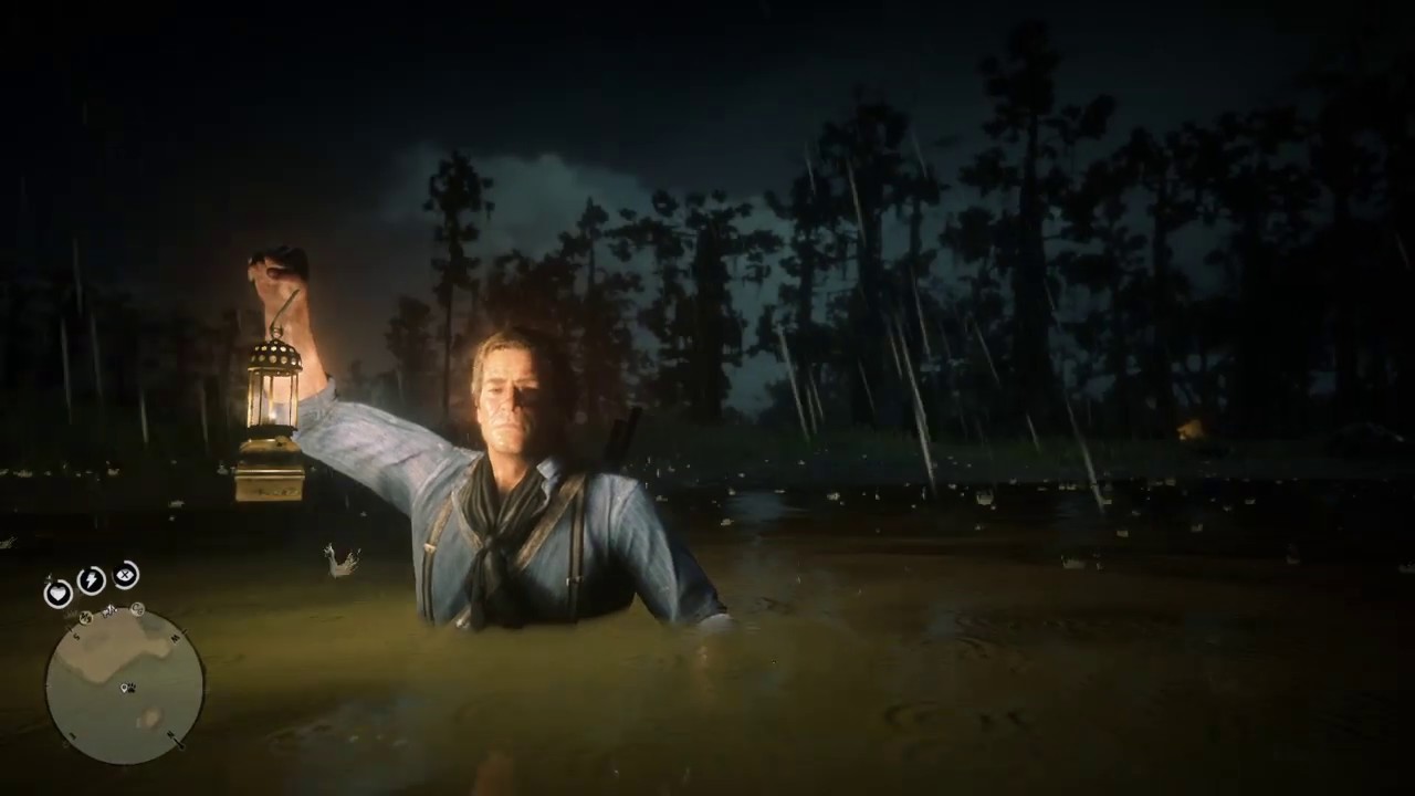 Terrifying Swamps in Night - Red Dead Redemption 2 - YouTube