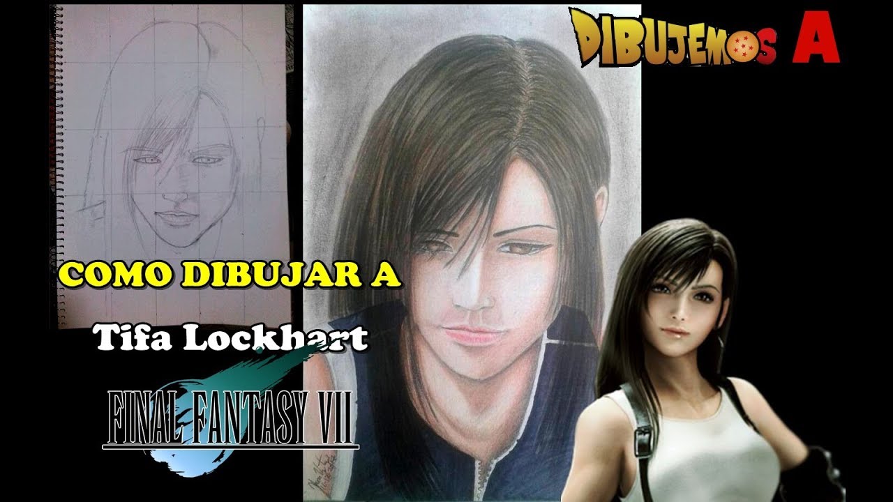 Como Dibujar a Tifa Lockhart de Final Fantasy VII /How to Draw Tifa ...