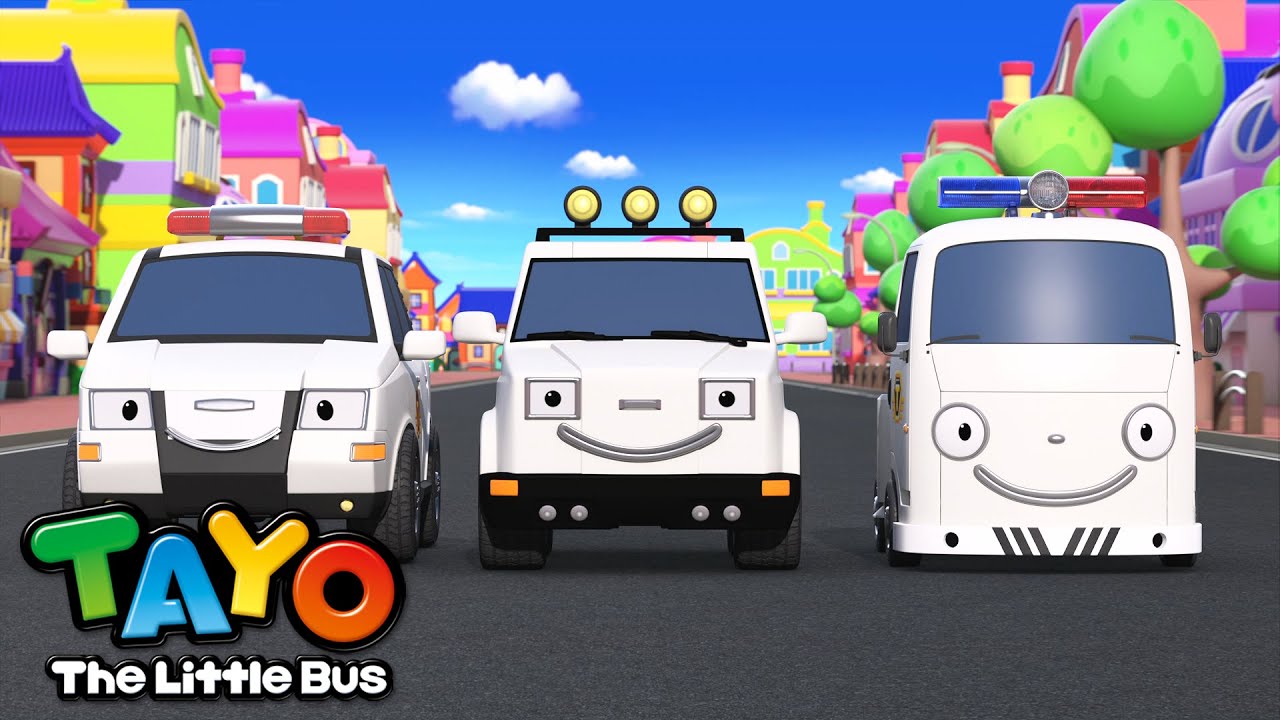 White Rescue Team, Assmble!🤍 | Tayo Rescue Team Song | Song for Kids ...