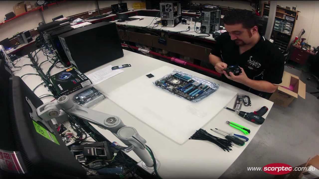 System Build Time-lapse - Scorptec Computers - YouTube