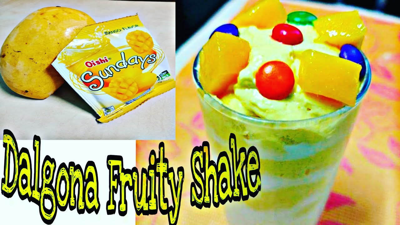 Dalgona Fruity Shake || Dalgona Easy to follow Step by Step Best in ...