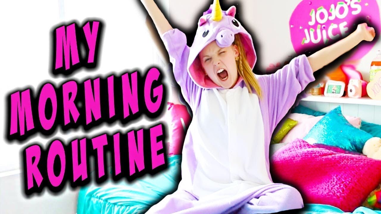 JOJO MORNING ROUTINE -- JOJO SIWA VIDEOS - YouTube