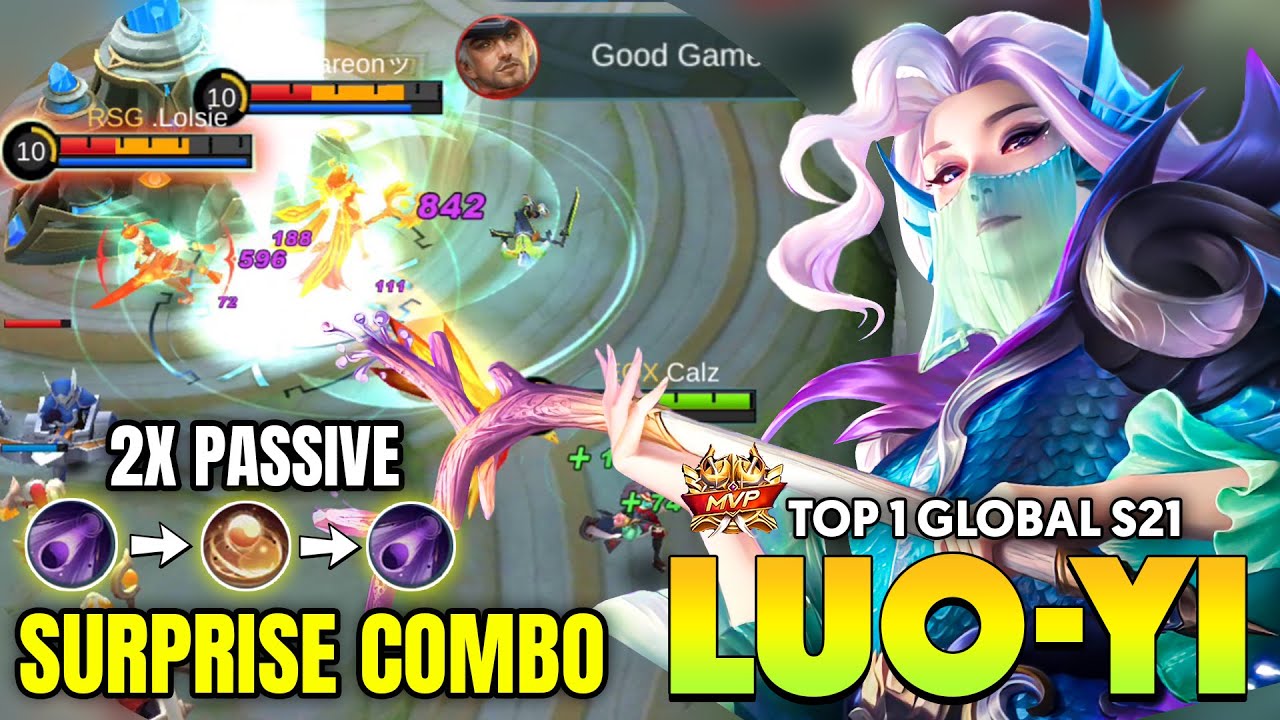 2X PASSIVE !! LUO YI BEST BUILD 2021 ~ TOP GLOBAL LUO YI GAMEPLAY ~ LUO ...