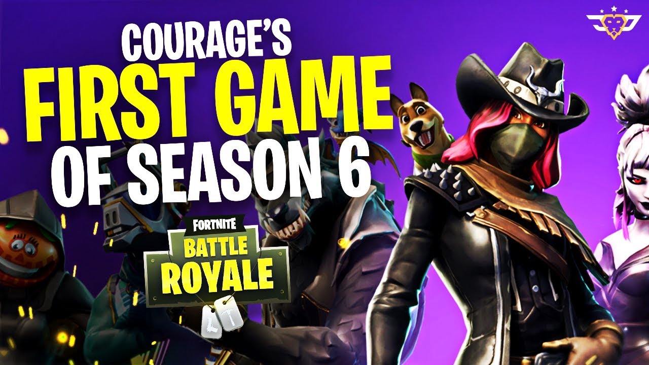 COURAGE REACTS TO SEASON 6 TRAILER, BATTLE PASS, AND MORE! FIRST WIN ...