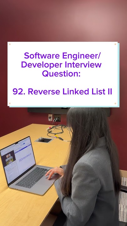 Software Engineer/Developer Interview Question: 92. Reverse Linked List II - YouTube
