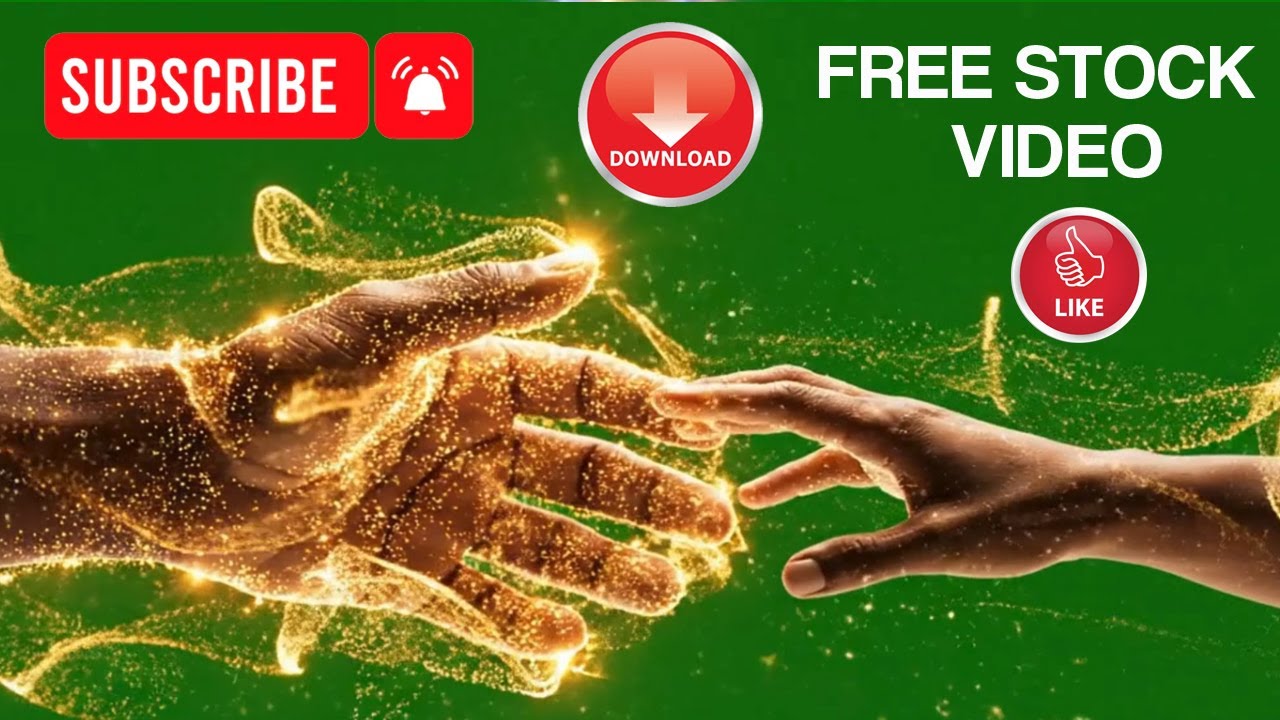 Magic Energy Transfer Effect | Glowing Hands Power VFX Green Screen ...