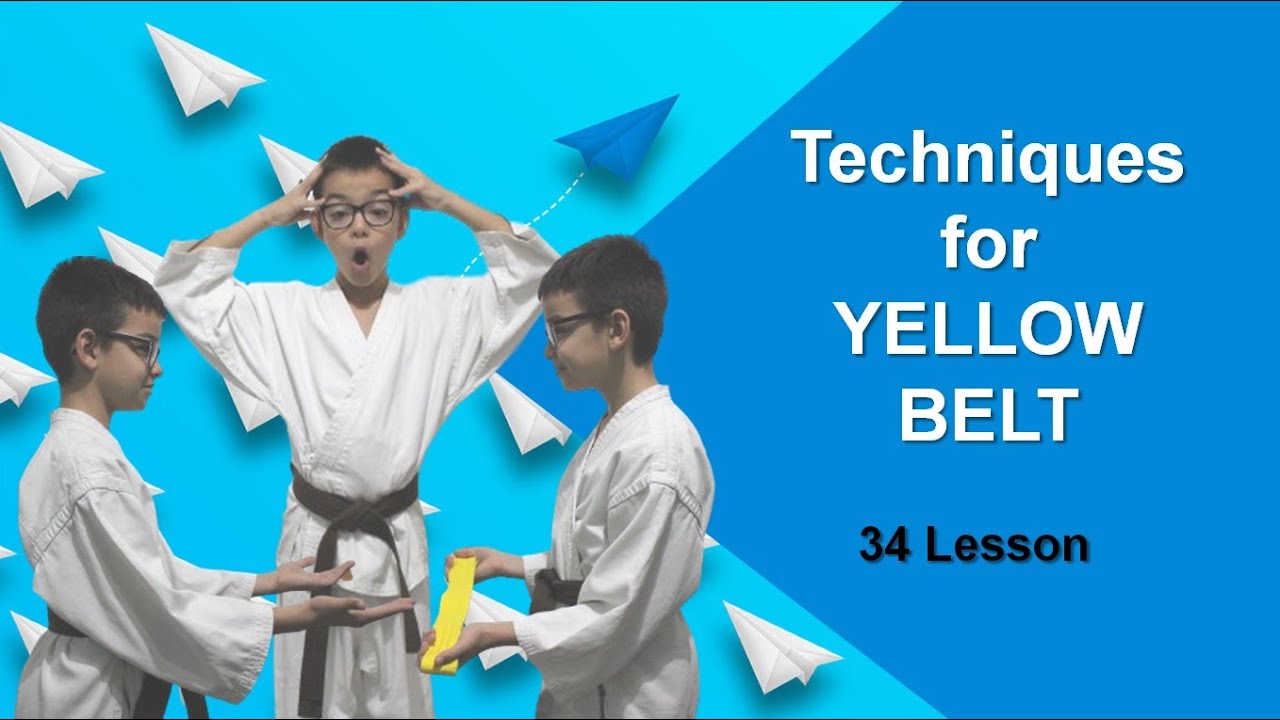 Techniques for the yellow belt - YouTube