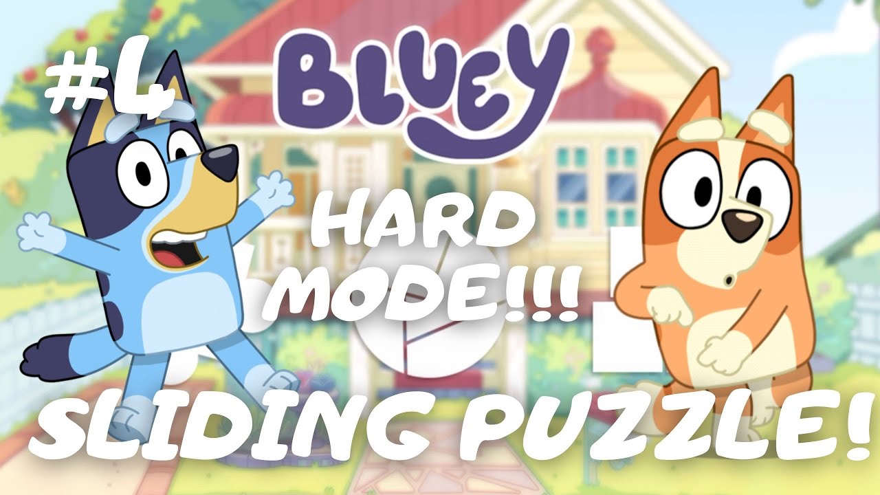 Let's play Bluey and Bingo Puzzle game in HARD mode! Disney NOW! - YouTube