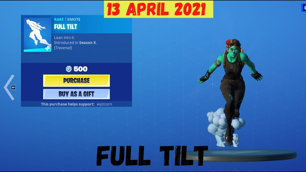 *NEW* BACKFLASH / FULL TILT / BOUTIQUE 13 AVRIL FORTNITE BATTLE ROYAL ...