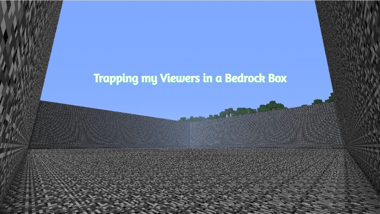 Trapping my Viewers in a Bedrock Box - YouTube