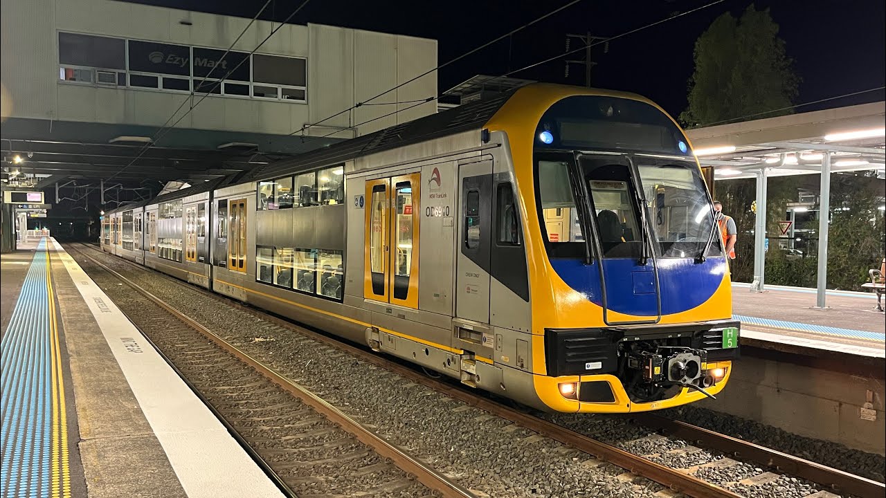 「4K60p」DSP Testing OSCAR H Set departing Mount Druitt - T1 Western Line ...