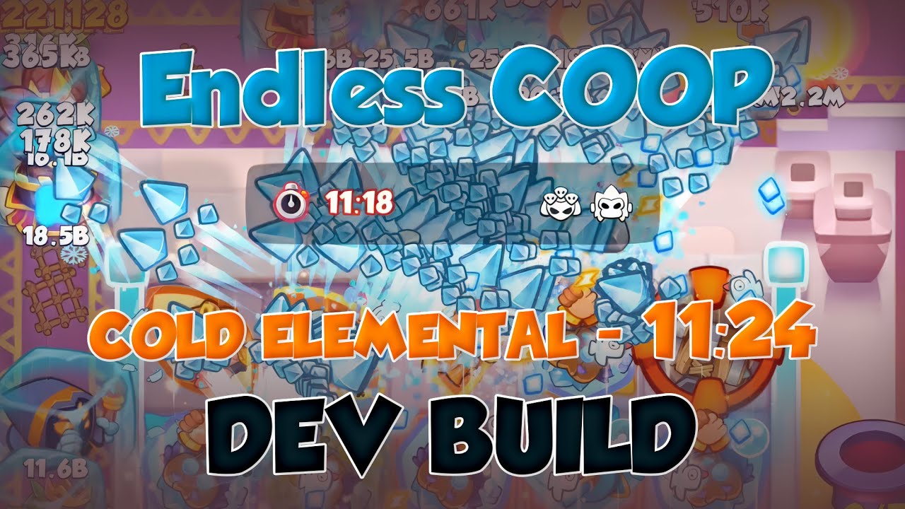 New ENDLESS COOP Gameplay - COLD ELEMENTAL 11:24 mins | DEV BUILD Rush ...