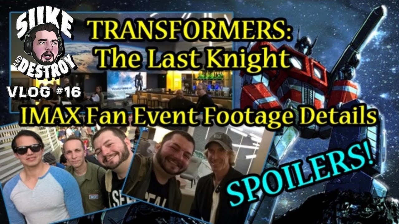 Transformers: The Last Knight IMAX Fan Event Footage Discussion - YouTube