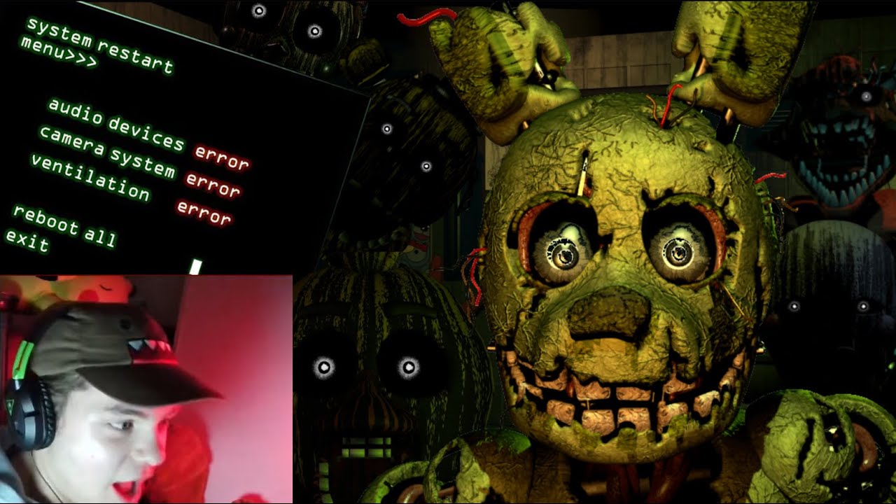 The Adventure™️of Beating FNAF 3 | Nights 4-5 - YouTube