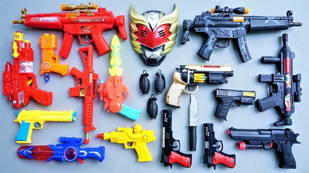 Mengumpulkan Mainan Tembak Tembakan AK47 Gun MP5 Gun Military Gun Space ...