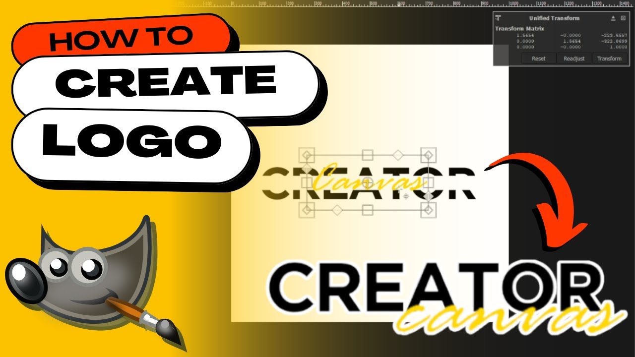 GIMP: 4 Essential Tips for Creating a Text Logo - YouTube