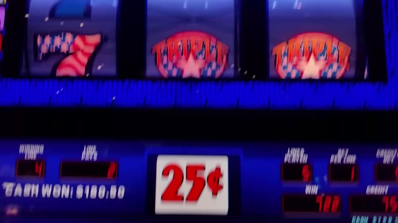 TRIPLE STARS SLOT MACHINE ON FREE PLAY COMPS AT HOLLYWOOD $1.25 MAX BET ...