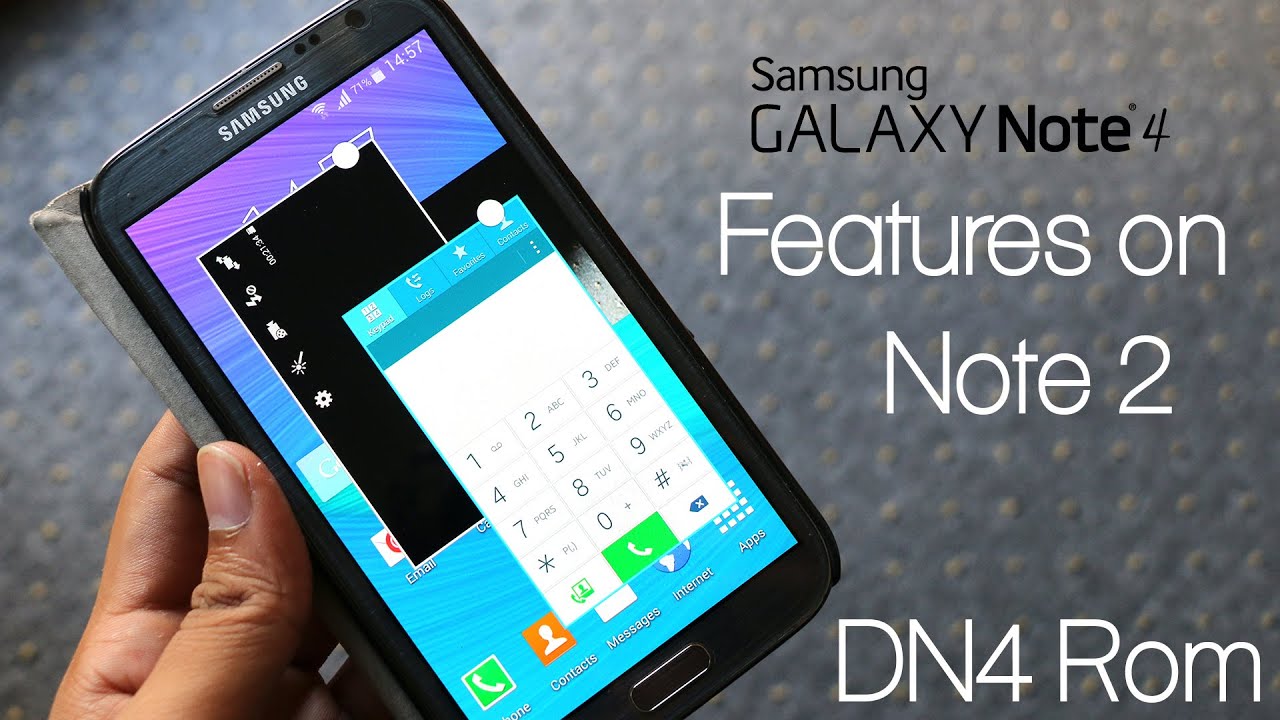 Galaxy Note 4 Features on Note 2 - DN4 Rom : How to Install - YouTube