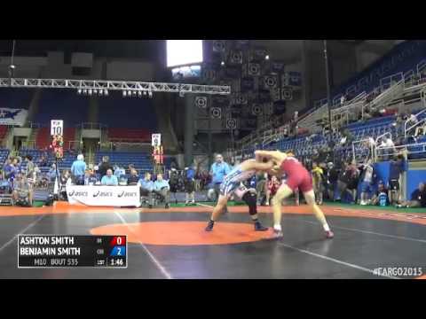170 Champ. Round 1 - Benjamin Smith (Ohio) vs. Ashton Smith (Indiana ...
