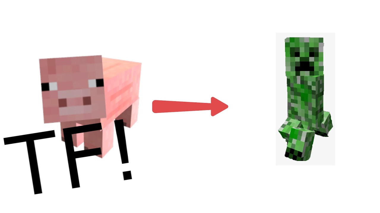 pig into creeper TF 1 - YouTube