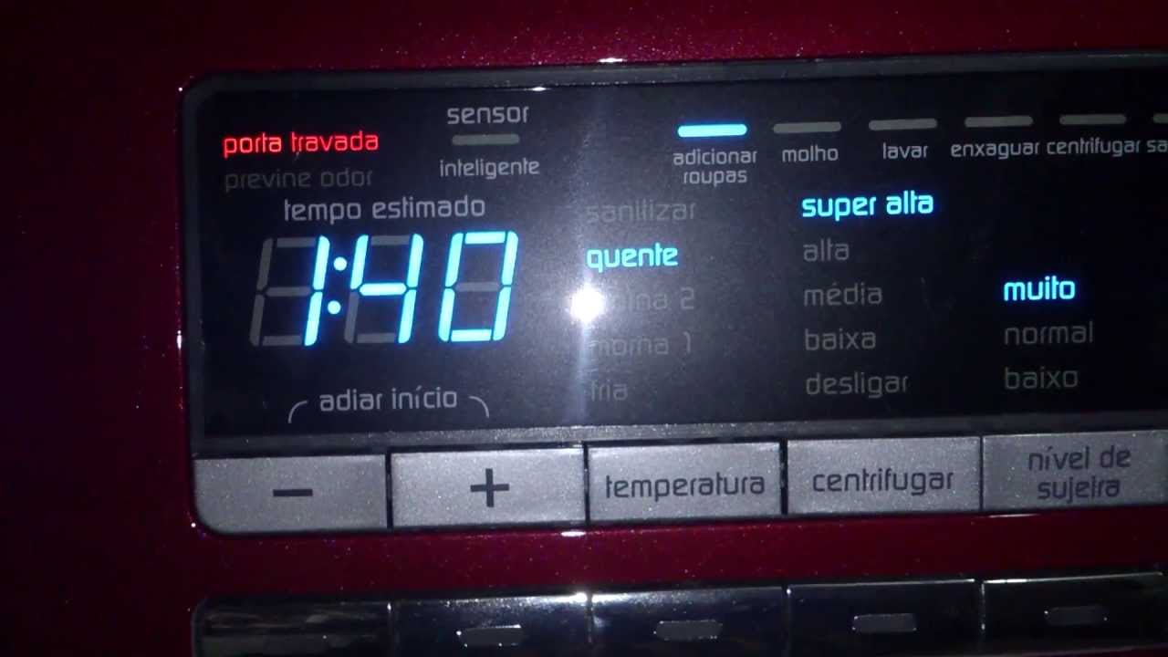BRASTEMP CEREJA BNQ11CV Tempos e Ciclos - WHIRLPOOL WFW94HEX Times and ...