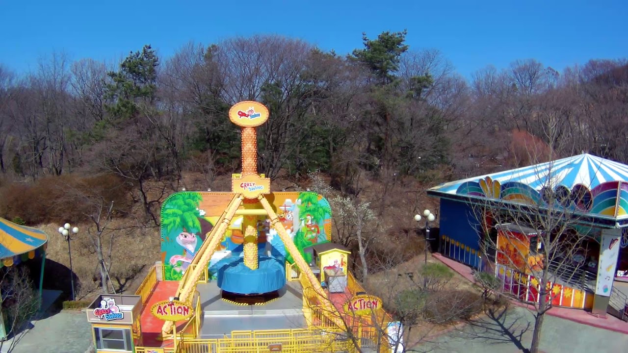 한국민속촌 드롭앤트위스트 탑승영상-Drop N Twist on-ride Korean Folk Village - YouTube