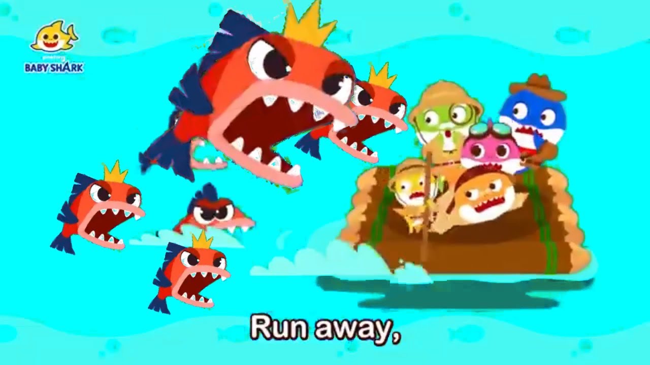 Run Away Real Baby Shark! Finny The Shark Super Simple Song Effects ...
