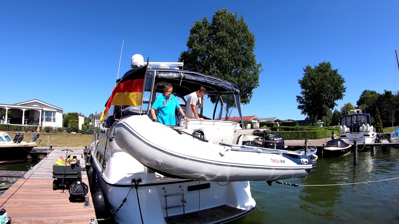 Tipp: How To - Befestigung des Schlauchboots Honwave T35 an der Davits ...