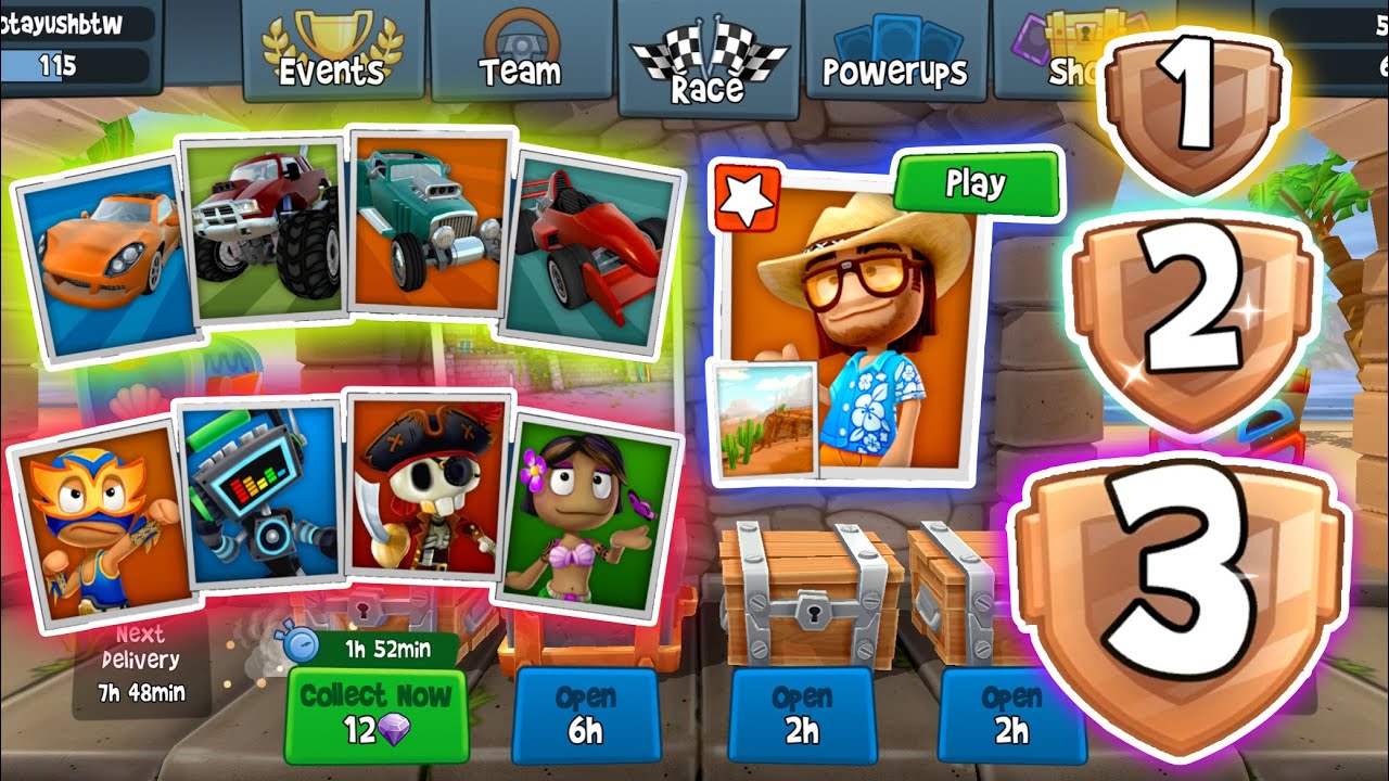 Level 3 in 14Mins | 2 New Track & New Driver |EP 2| Beach Buggy Racing ...