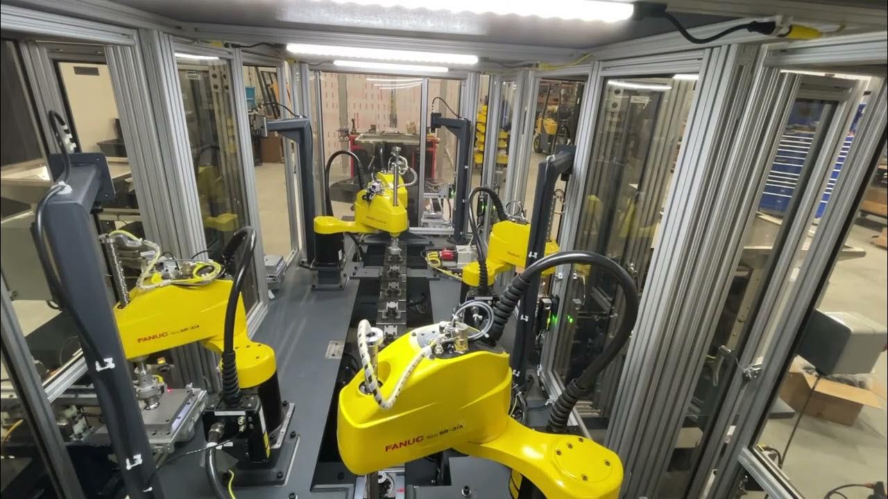 Assembly Automation with Fanuc Scara Robots, vision, and Indexing ...