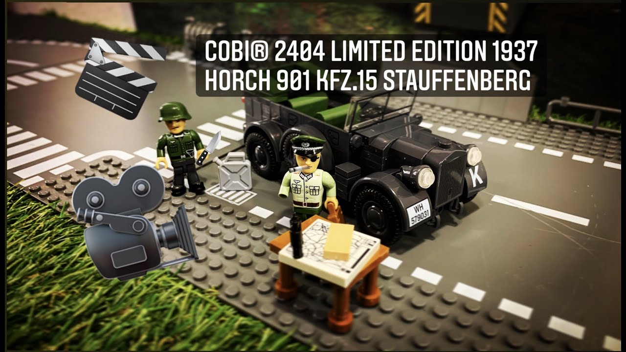 Cobi® 2404 Limited Edition 1937 Horch 901 KFZ.15 Stauffenberg - YouTube
