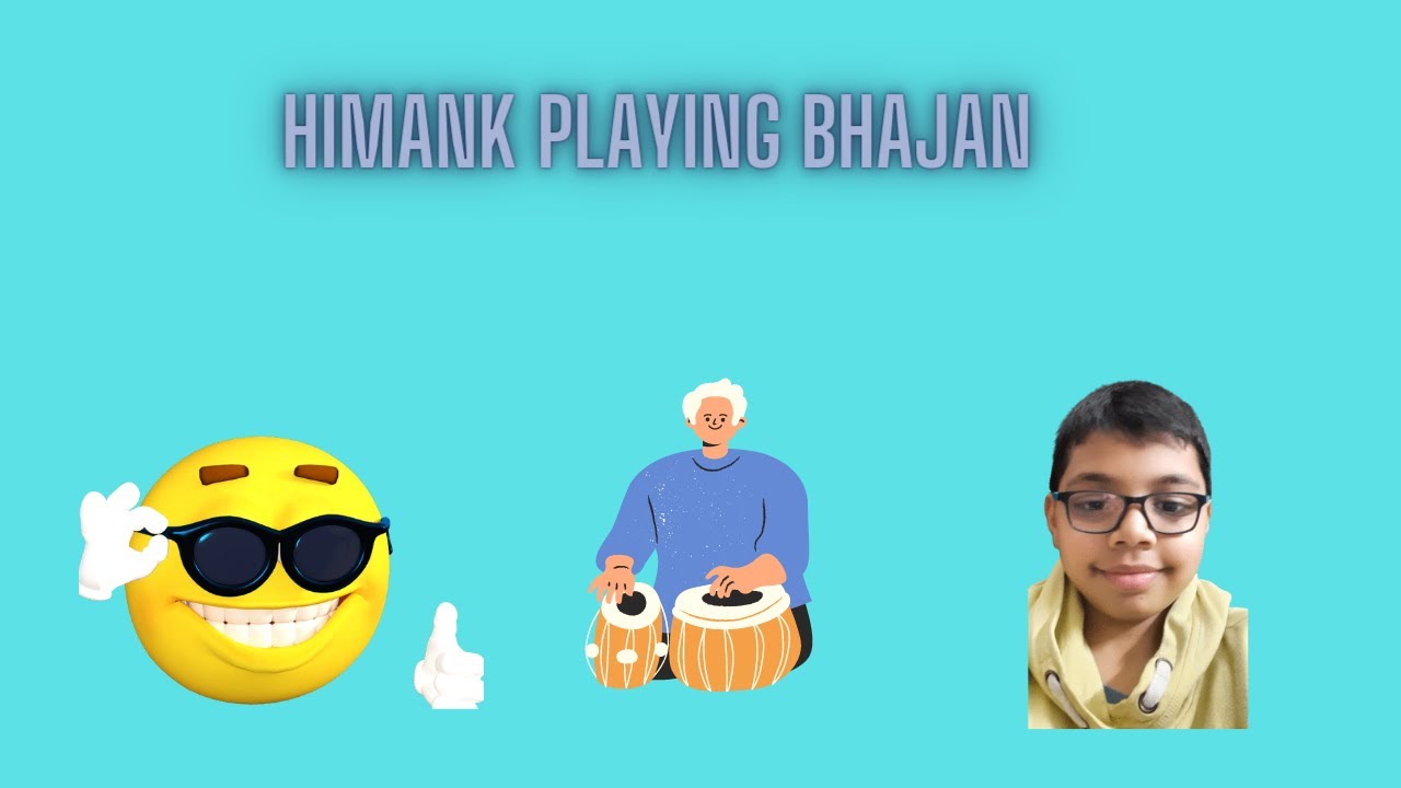 playing tabla on a bhajan by Himank - YouTube