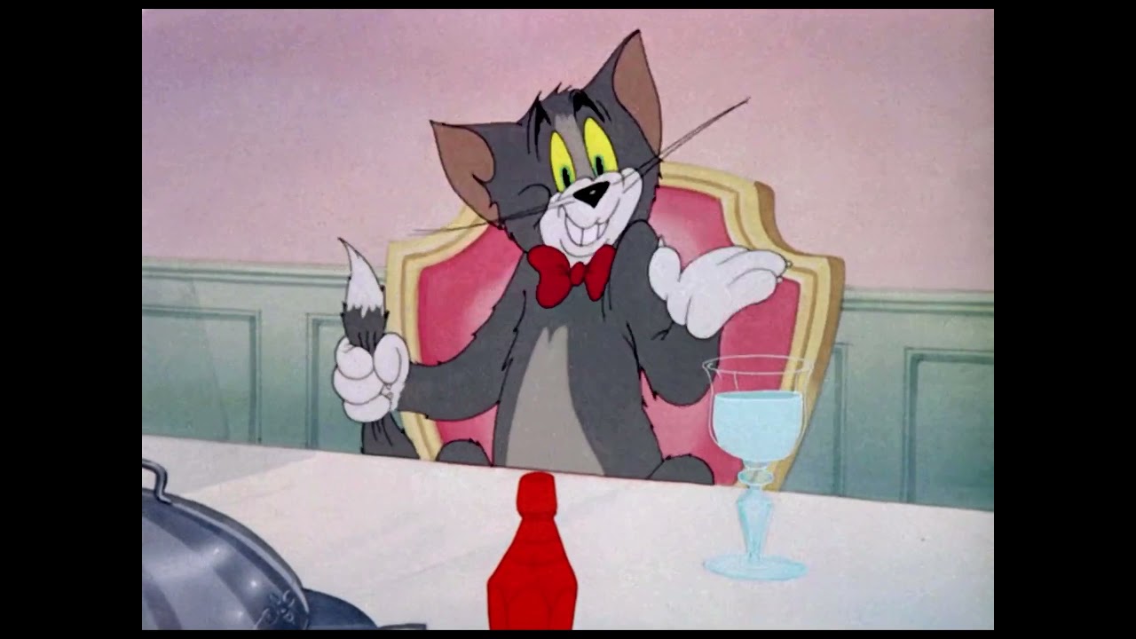 Tom Cat - (bites his tail... TWICE!!) - YouTube